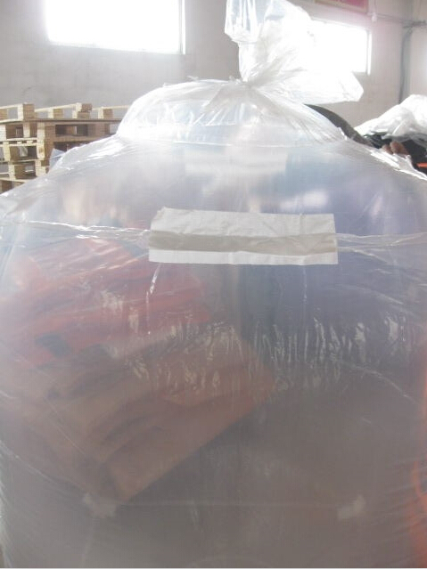 Bulk Form Fit PE big bag liner attached to outer Polypropylene Jumbo Bags