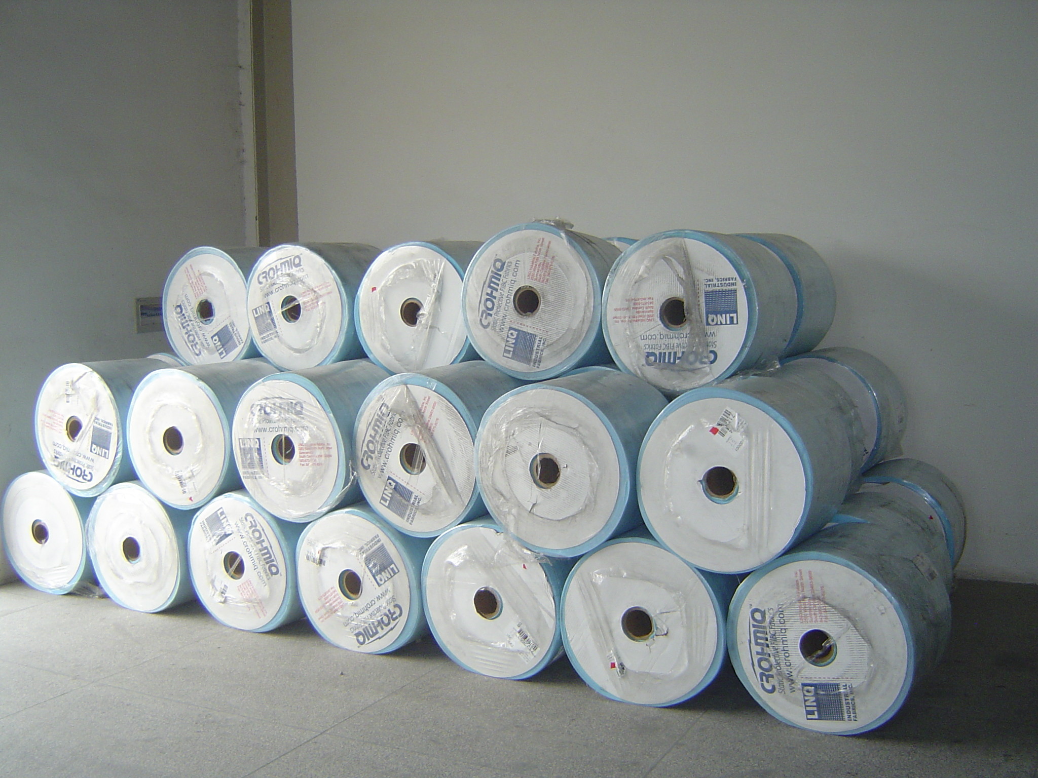 Dissipative FIBC anti static bulk bags CROHMIQ blue / white for ...