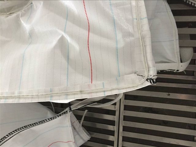 White TYPE D Anti Static Bulk Bags Ungroundable , Anti-Sift For Chemicals