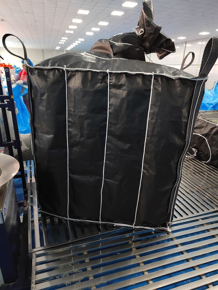 Polypropylene Big Bag Sack Plain / Discharge / Spout Green Color